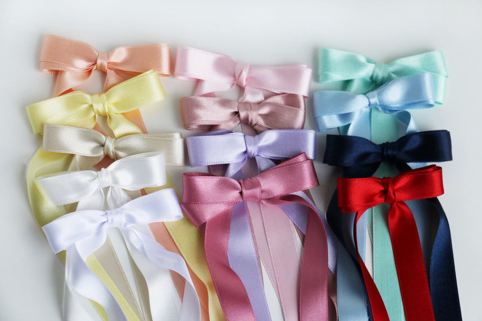 Satin long tail bow – Eva's House